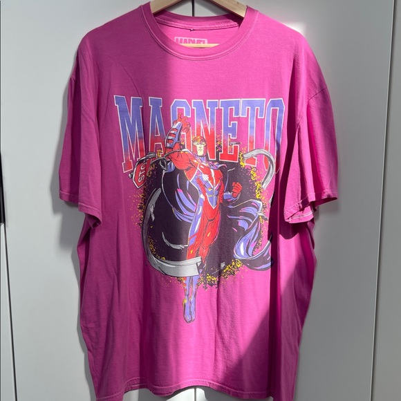 Marvel | Shirts | Marvel Magneto Pink Tee Xxl | Poshmark